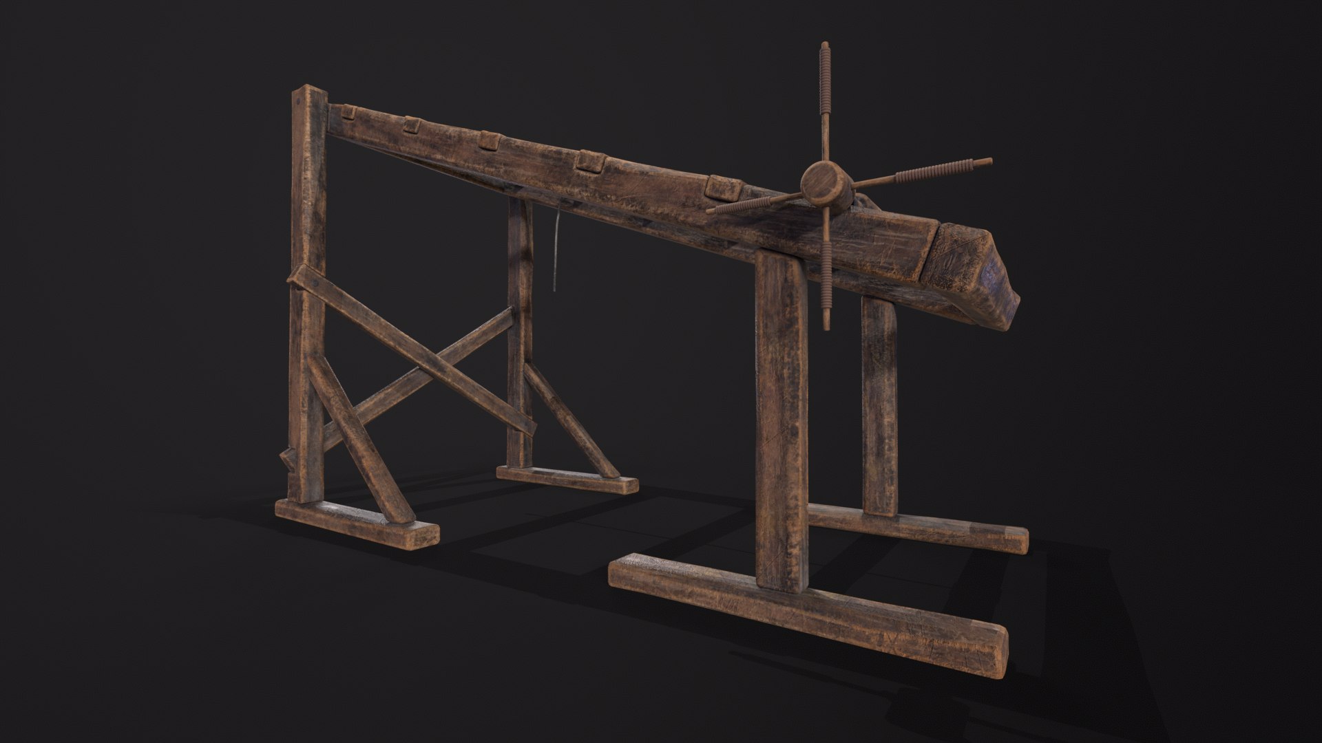 Medieval Rack Torture Device Model - TurboSquid 2150154