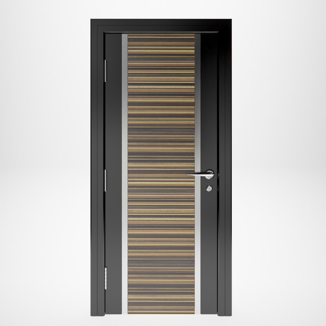 Wooden door interior 3D model - TurboSquid 1198045