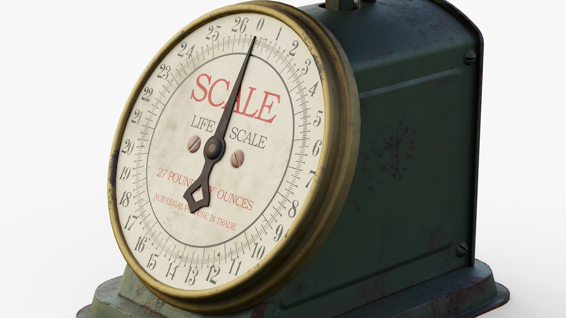 Vintage Scale PBR Game Ready 3D Model - TurboSquid 2048810