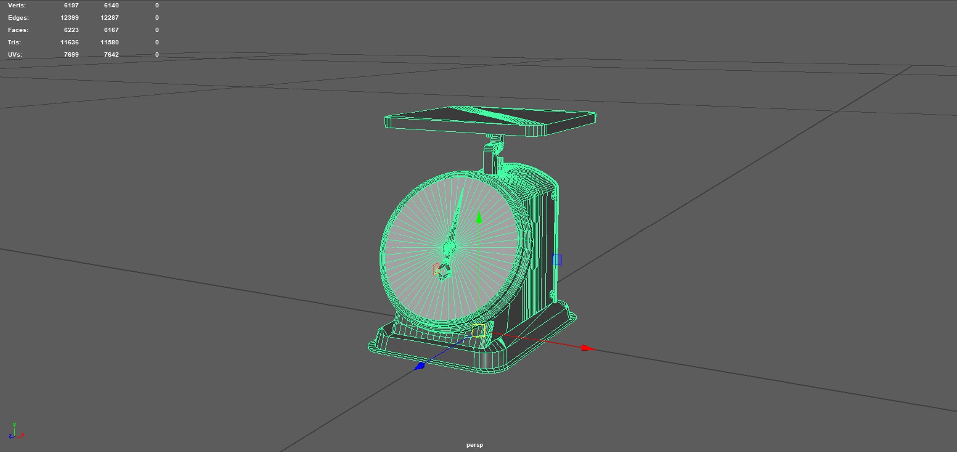Vintage Scale PBR Game Ready 3D Model - TurboSquid 2048810