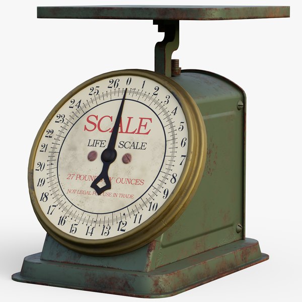 Vintage scale PBR game ready 3D model - TurboSquid 2048810