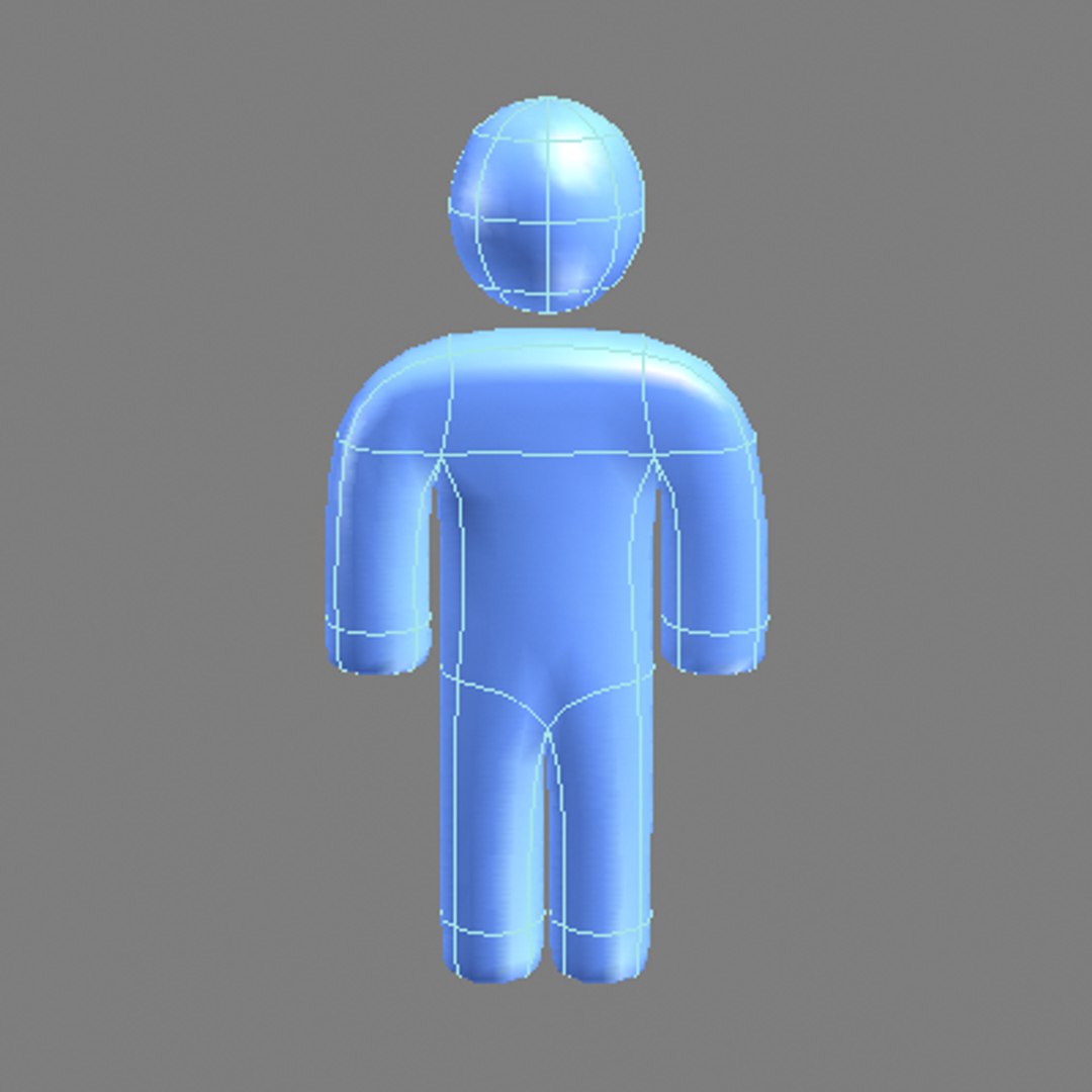 Max Simple Plastic Figure