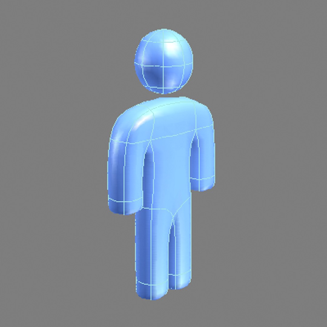 Max Simple Plastic Figure