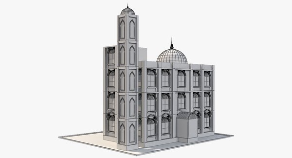 Free mosque model - TurboSquid 1417630