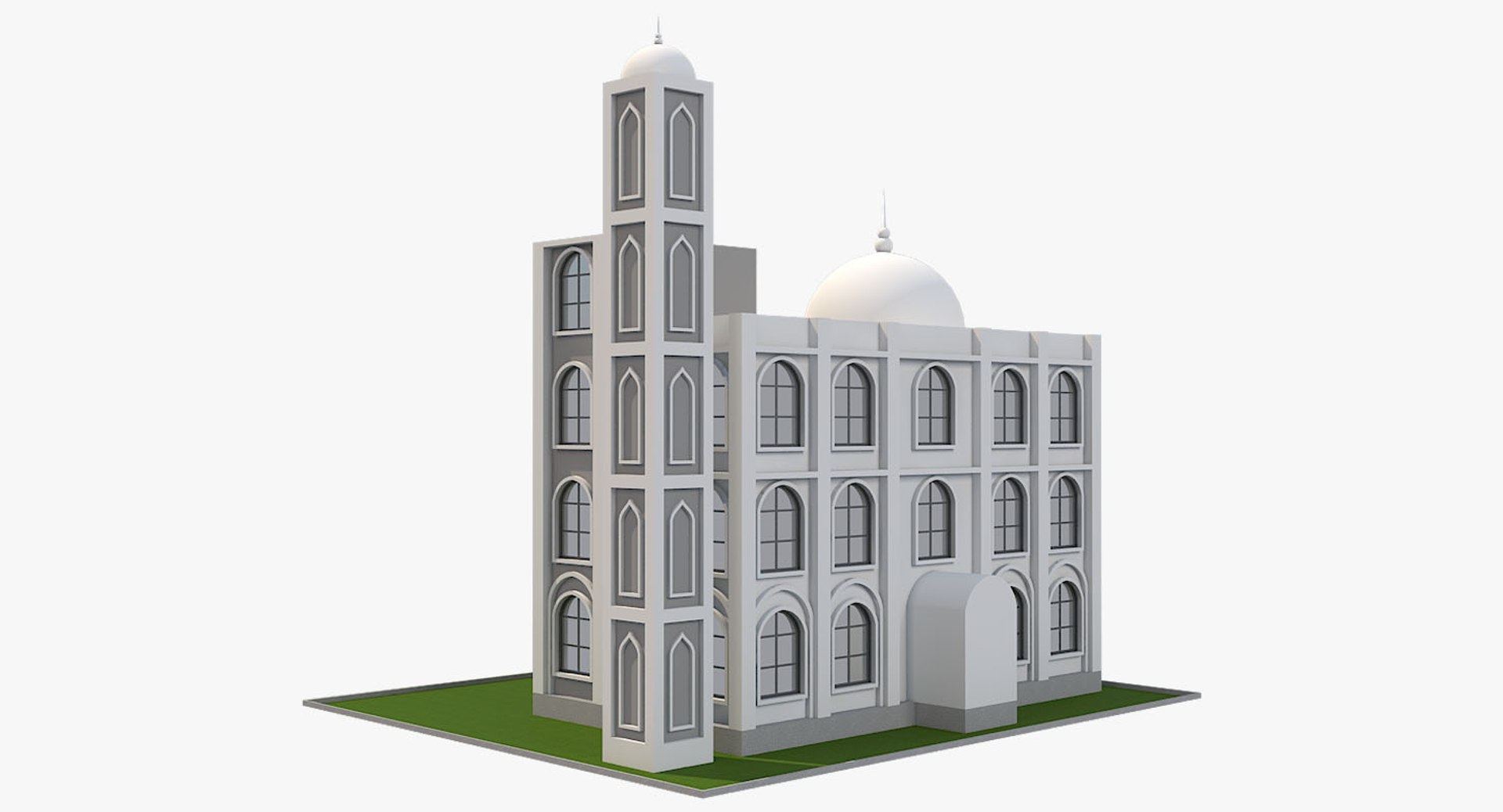 Free Mosque Model - TurboSquid 1417630