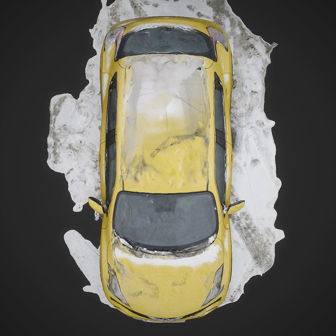 Scan Dirty Car Nissan 3D Model - TurboSquid 1294300