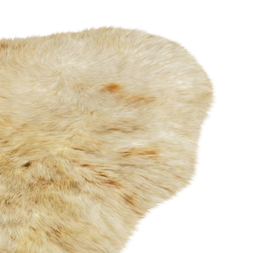 Animal skin rug 02 3D model - TurboSquid 1774821