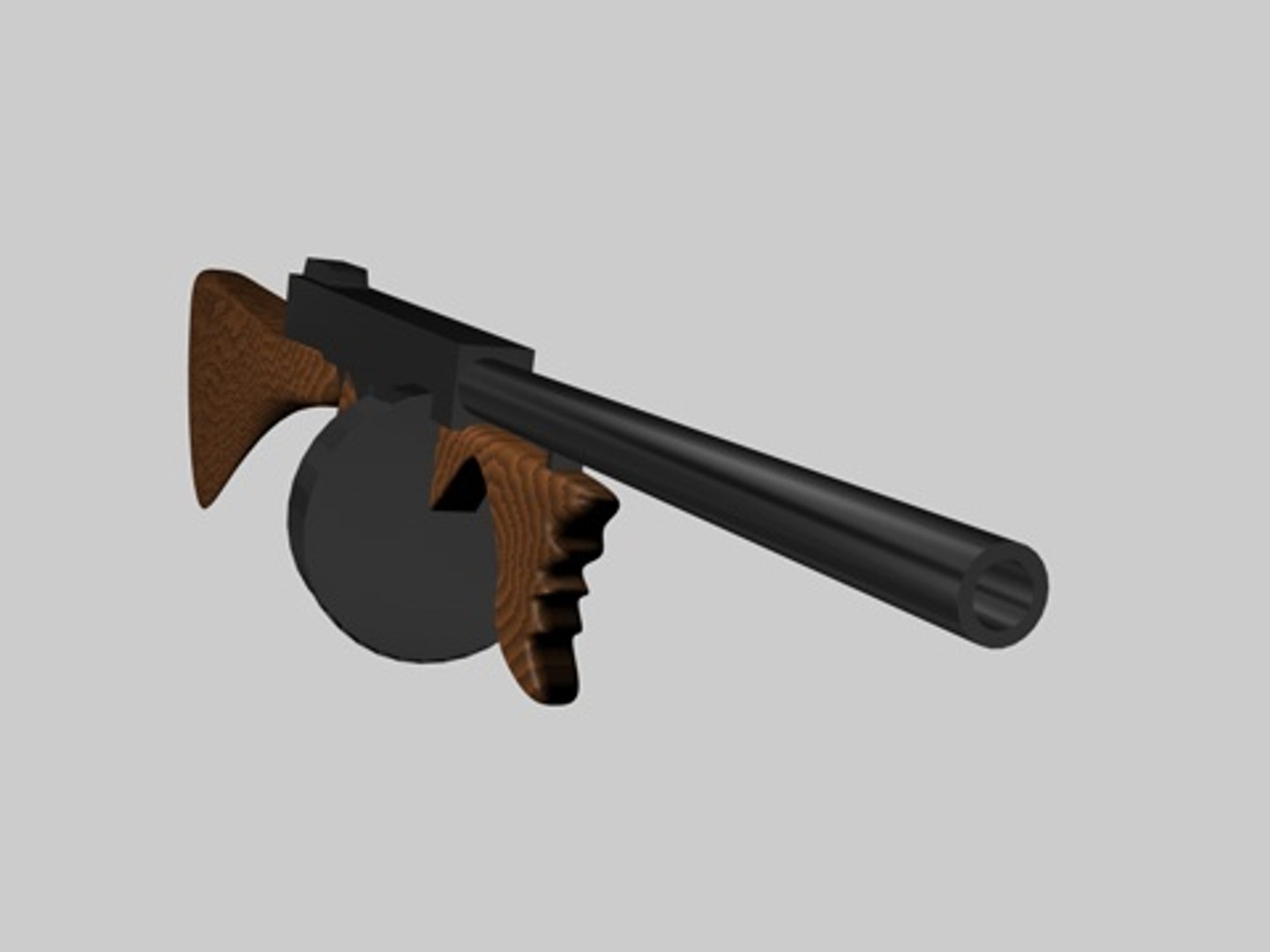 Cinema4d Tommy Machine Gun