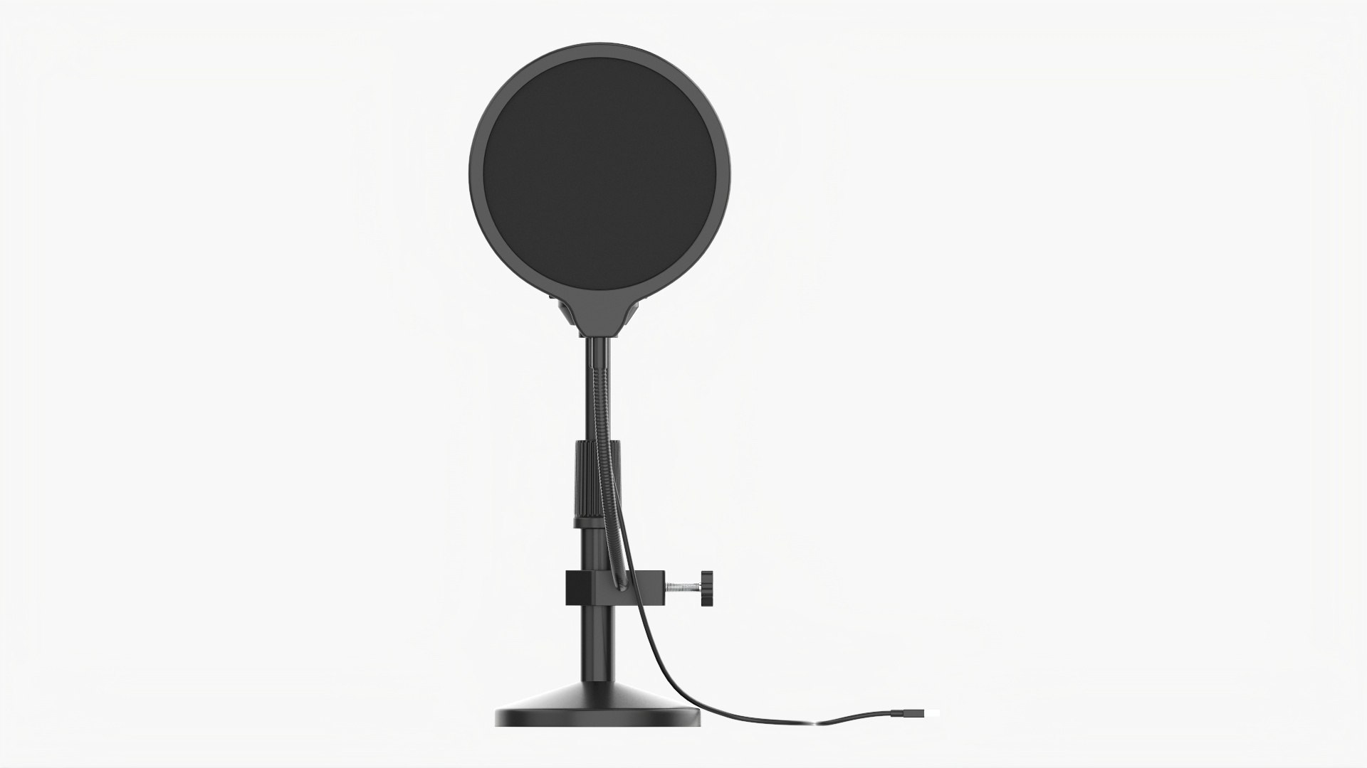 Cardioid Microphone With Stand USB 3D Model - TurboSquid 1760683