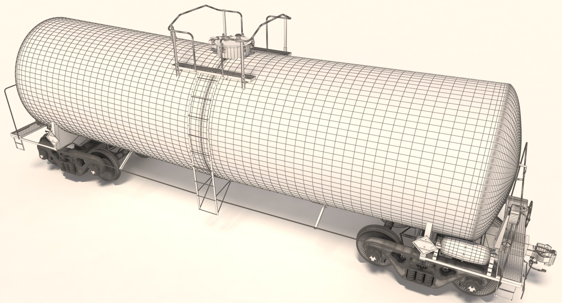 3d Model T104 Liquid Chemicals Tank