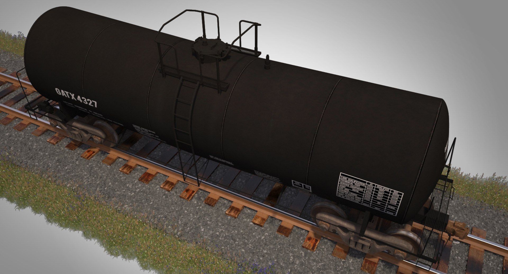 3d Model T104 Liquid Chemicals Tank