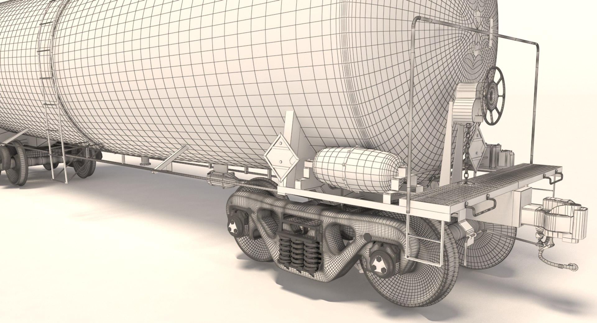 3d Model T104 Liquid Chemicals Tank