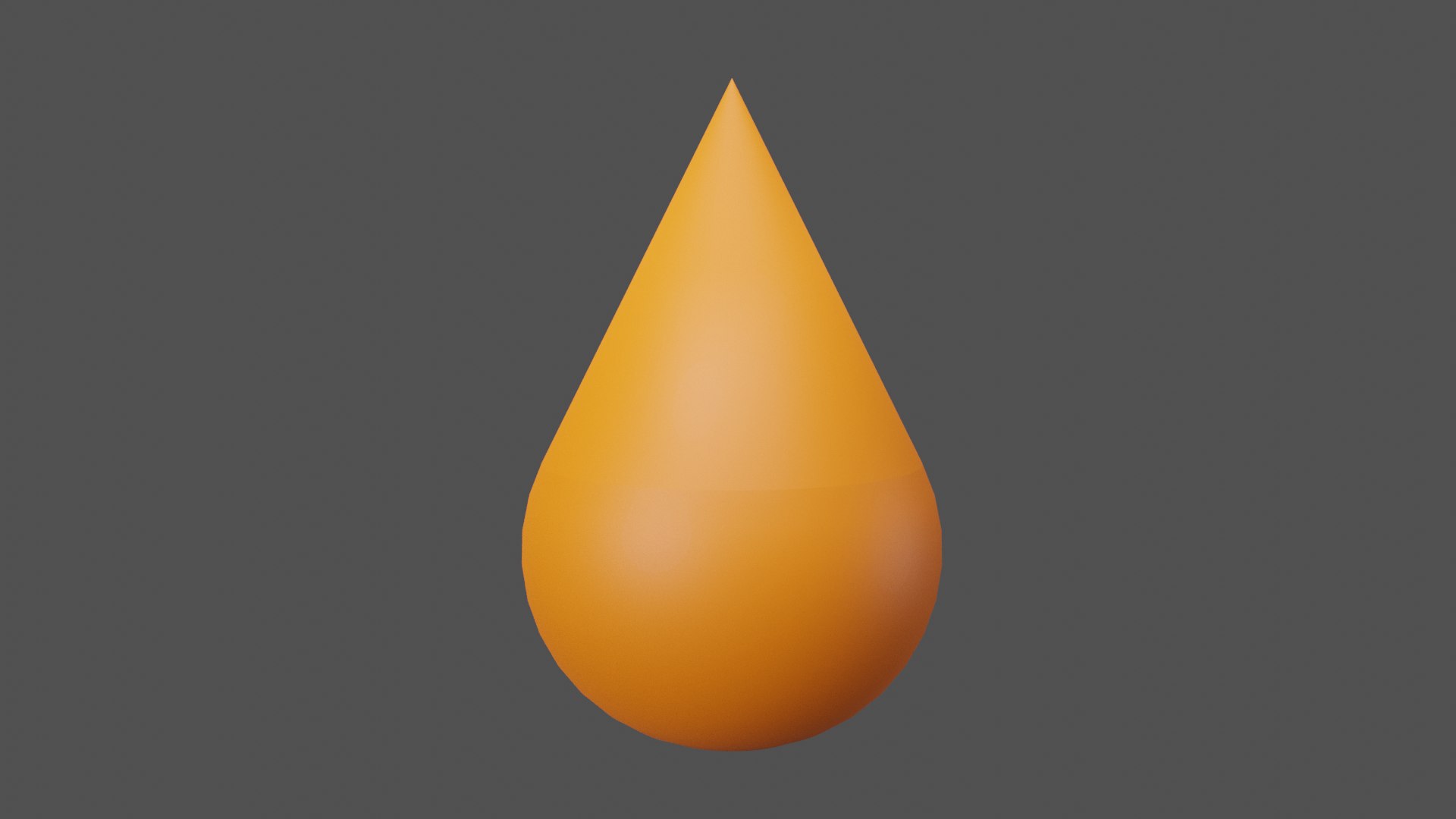 Orange Drop 3D Model - TurboSquid 2039942