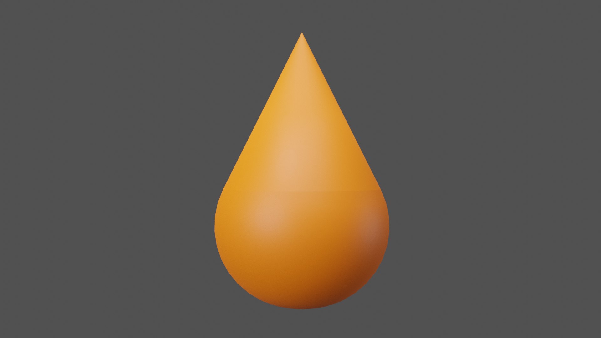 Orange Drop 3D Model - TurboSquid 2039942