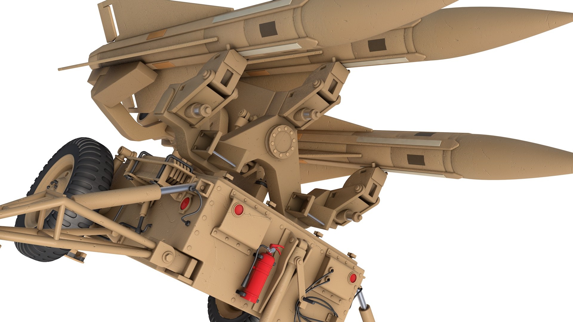 3D MIM23 HAWK System Model - TurboSquid 2097940