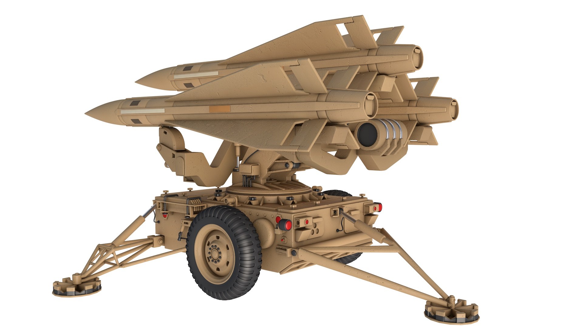 3D MIM23 HAWK System Model - TurboSquid 2097940