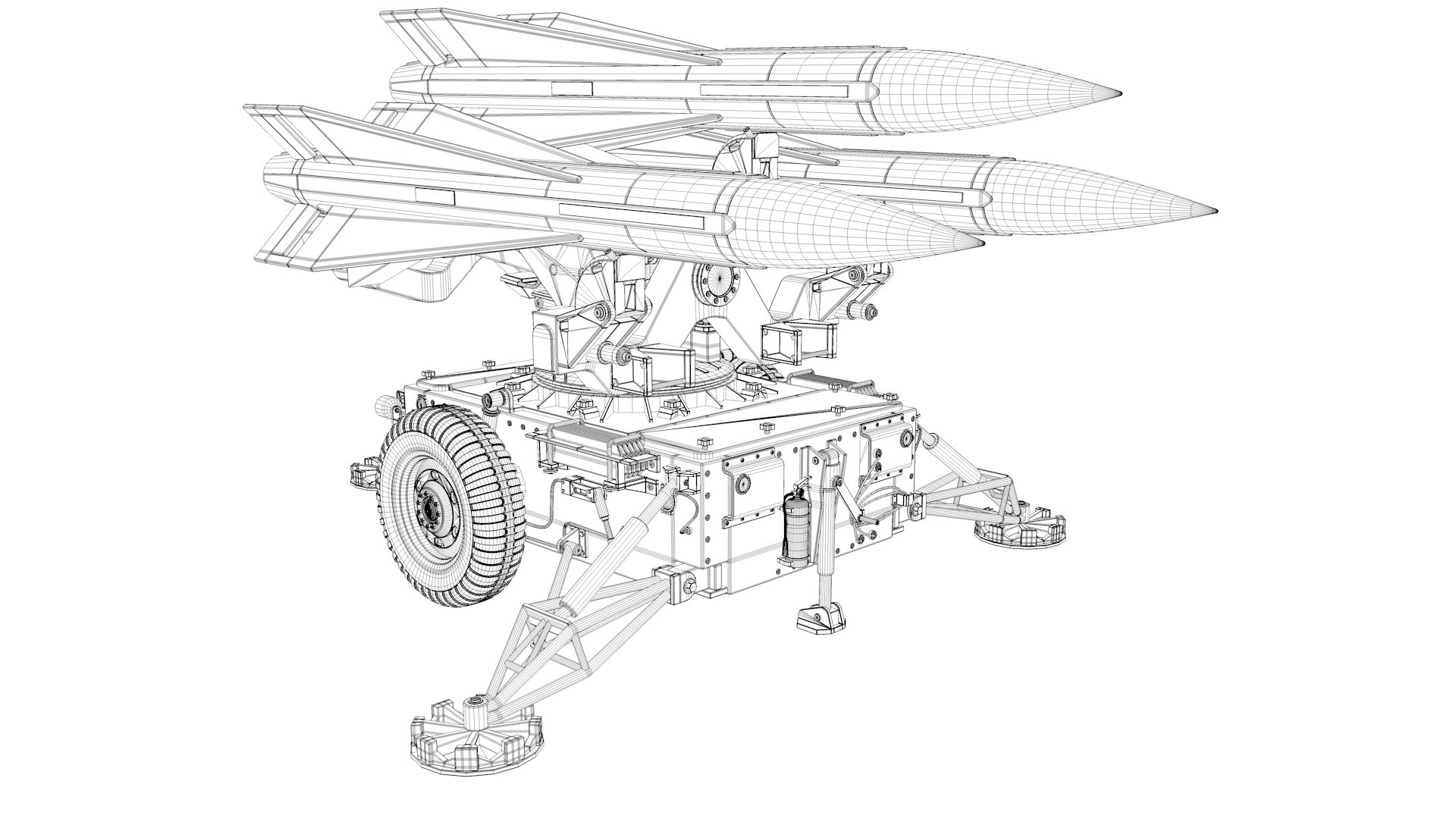 3D MIM23 HAWK System Model - TurboSquid 2097940