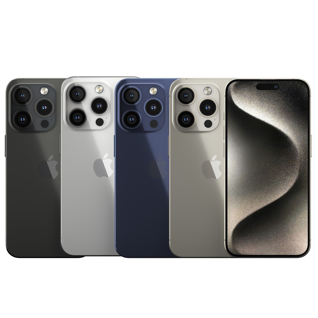 3D Model IPhone 15 Pro - TurboSquid 2129233