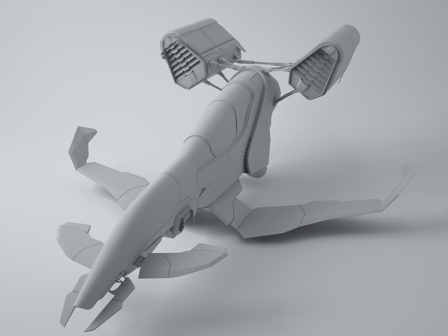 Maya Spaceship Space