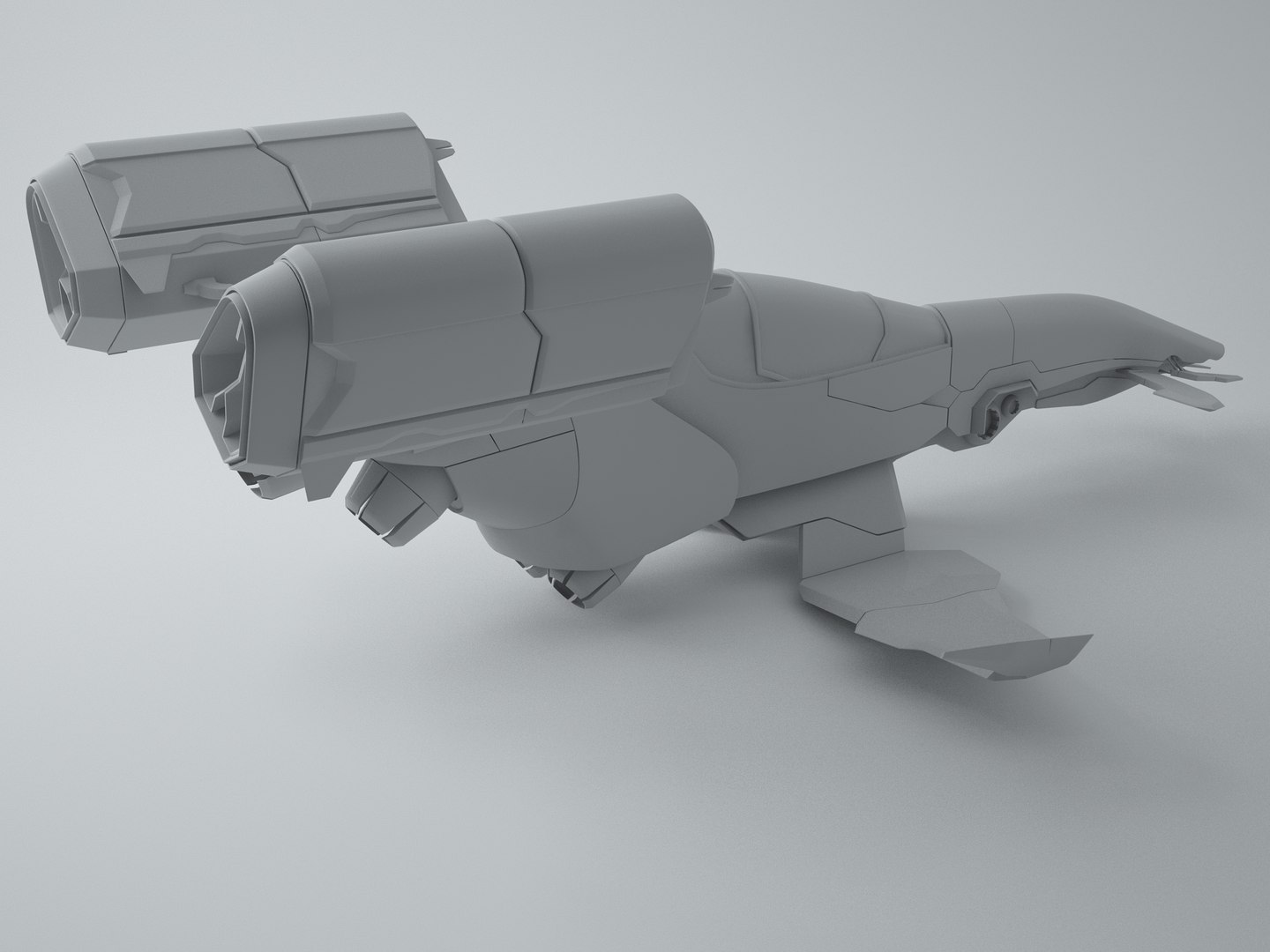 Maya Spaceship Space