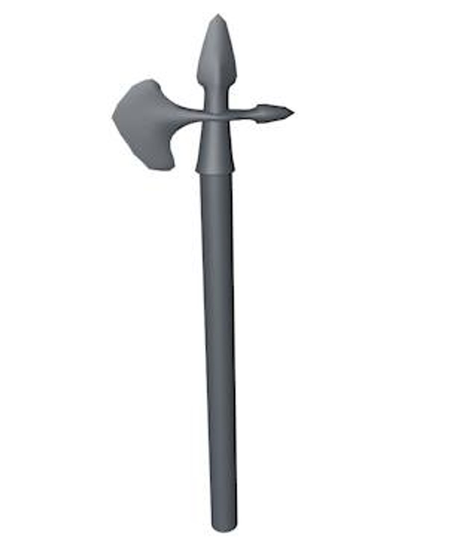 Lego Polearm 3d Model