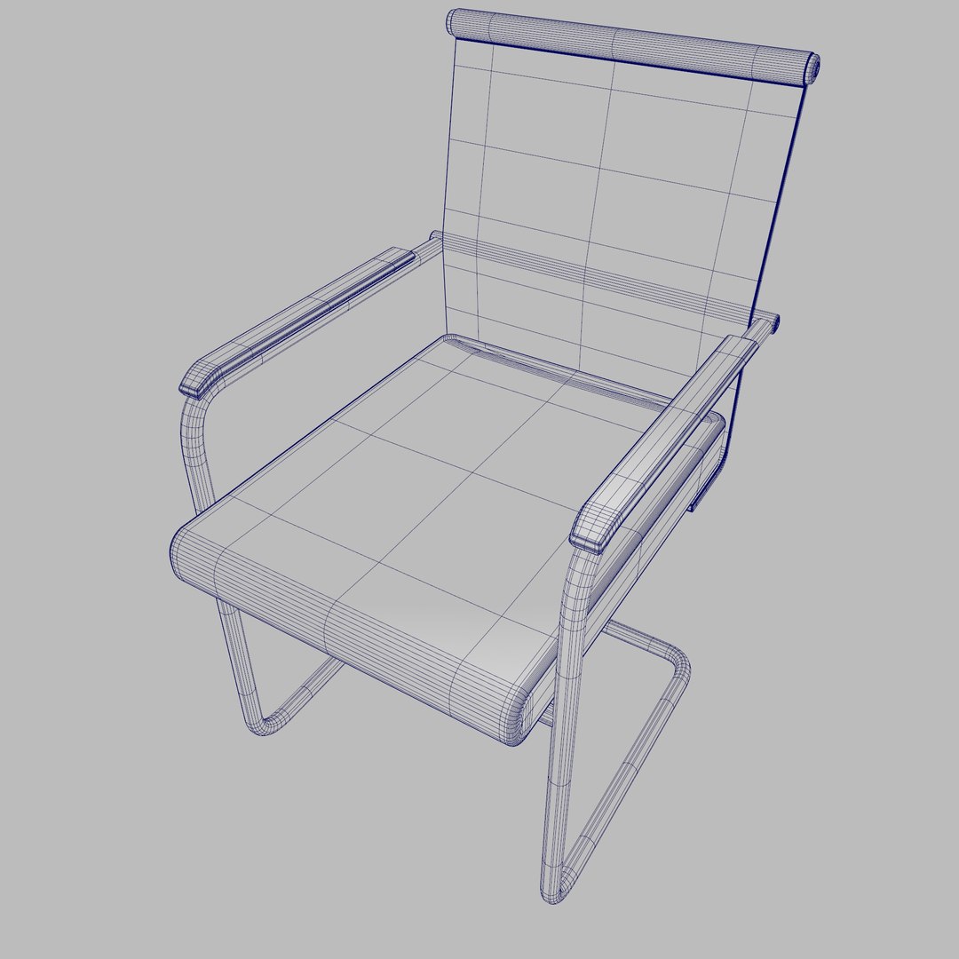 Conference Office Chair 3D Model - TurboSquid 2294297