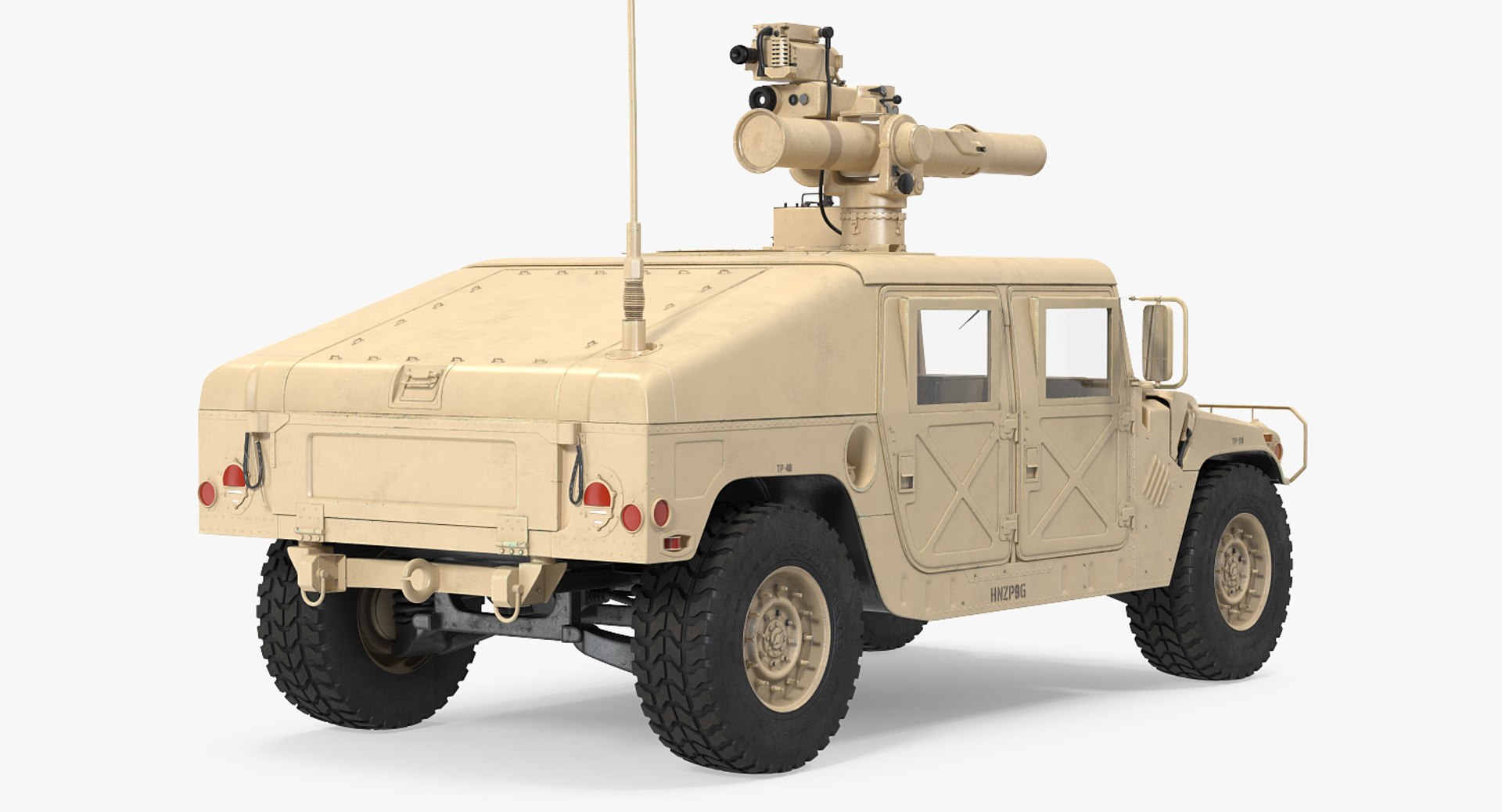 3d Model Hmmwv Tow Missile Carrier