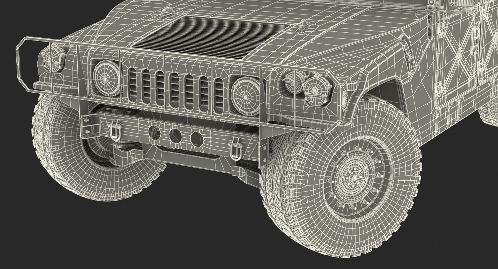 3d model hmmwv tow missile carrier