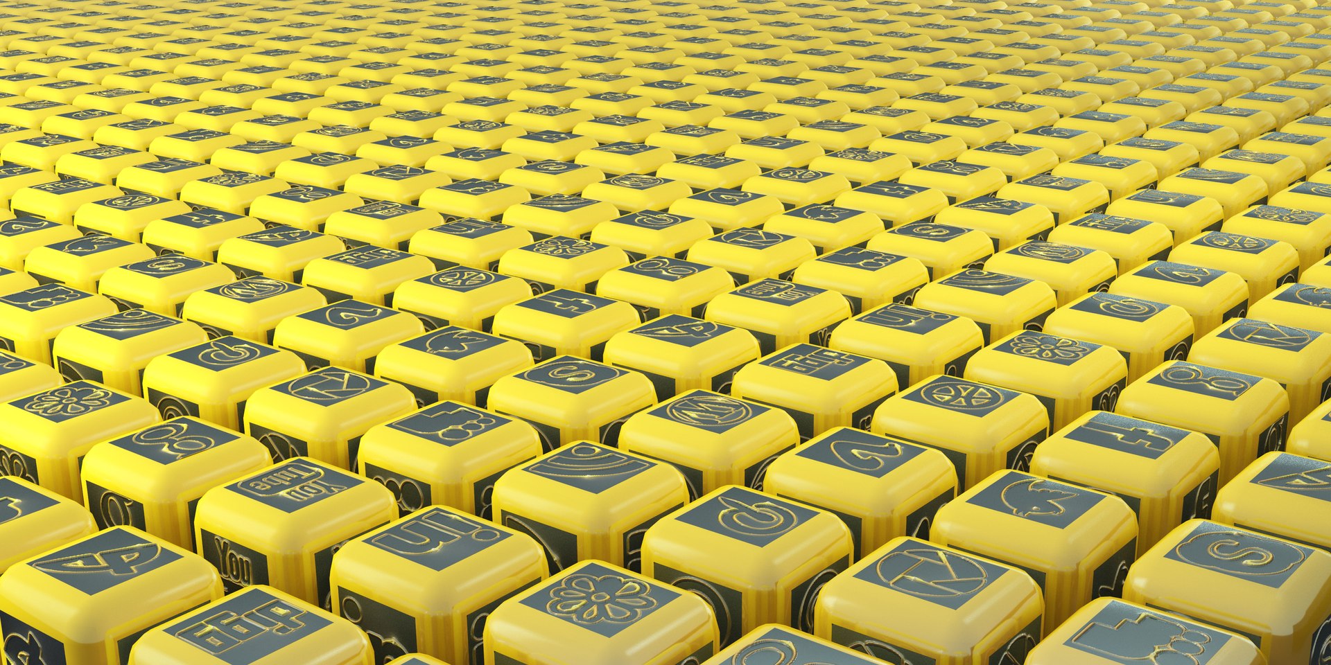 Social Network Cubes Model - TurboSquid 1381893