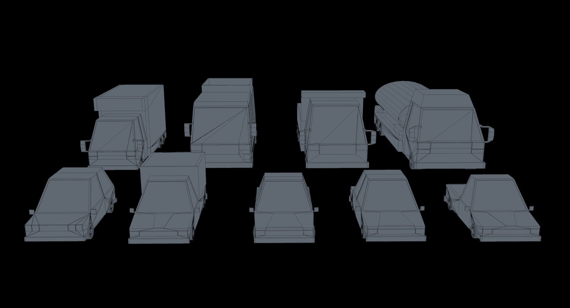 Cartoon Cars Model - TurboSquid 1662939