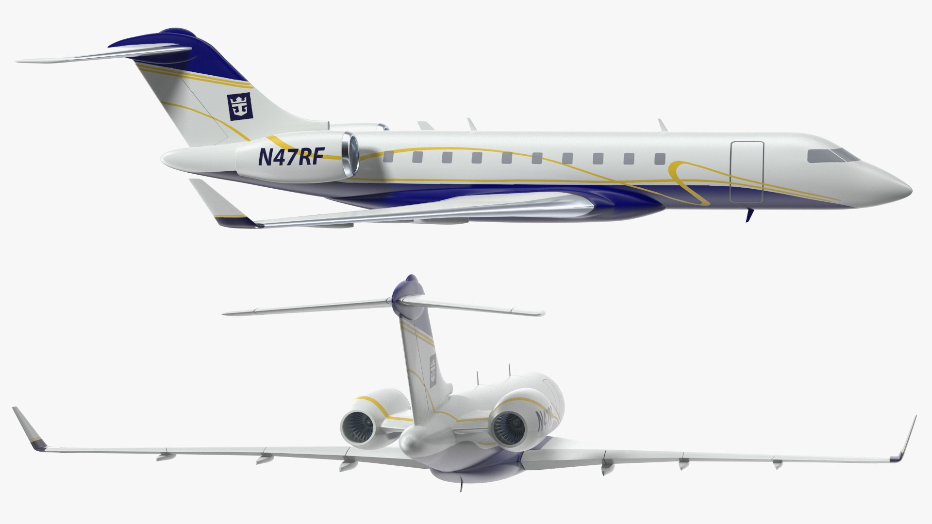 3D Bombardier Global 6000 Scale Model - TurboSquid 1766257