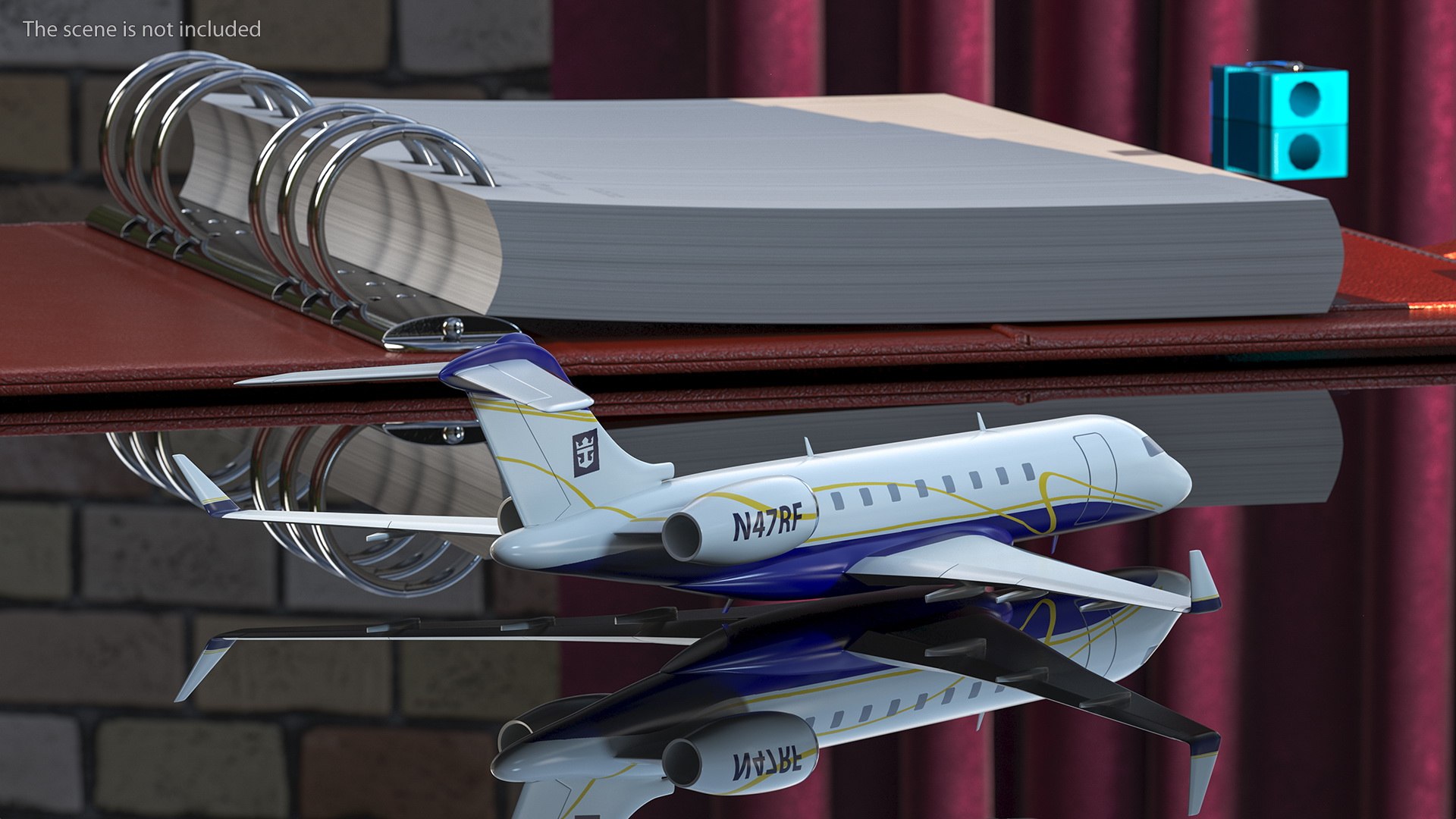 3D Bombardier Global 6000 Scale Model - TurboSquid 1766257