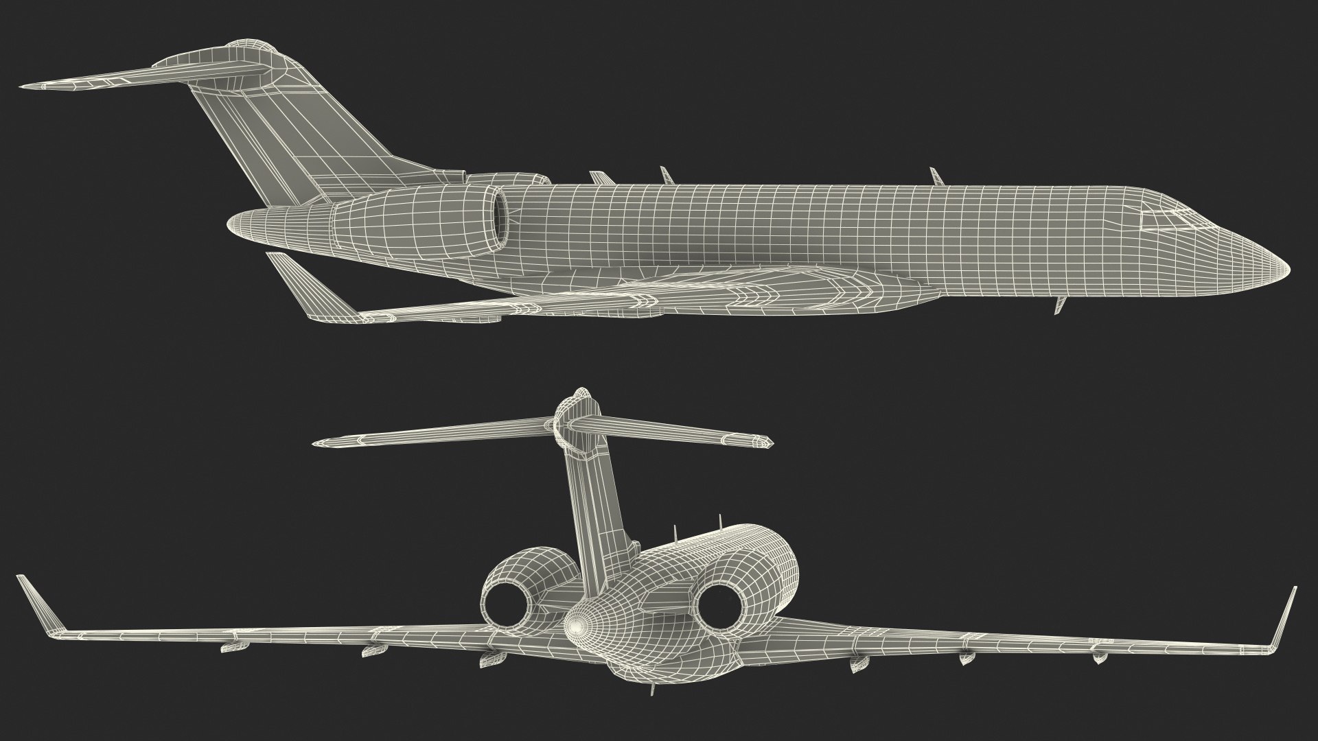 3D Bombardier Global 6000 Scale Model - TurboSquid 1766257