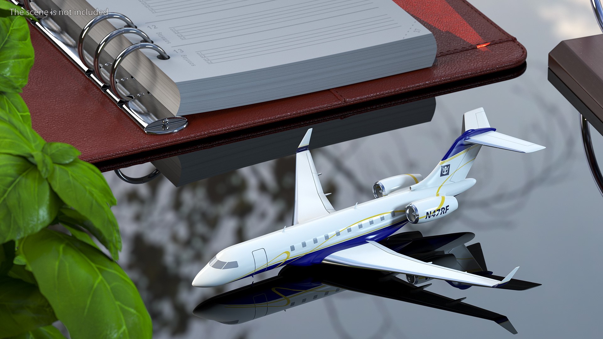 3D Bombardier Global 6000 Scale Model - TurboSquid 1766257