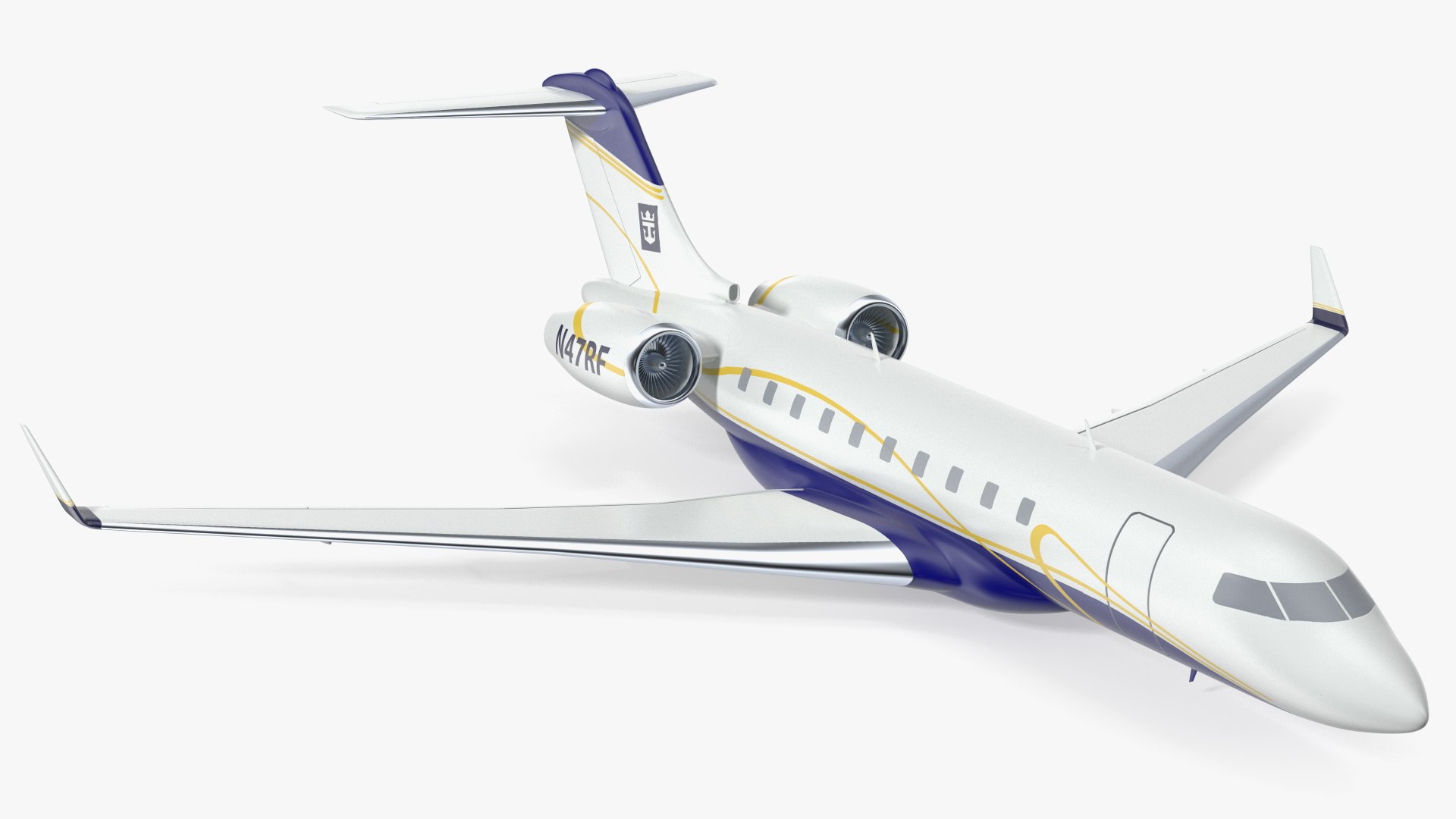 3D Bombardier Global 6000 Scale Model - TurboSquid 1766257