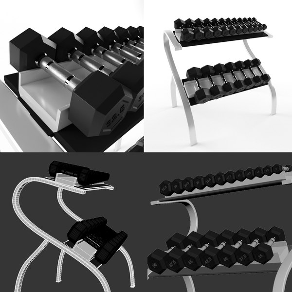 3d exercise equipment model