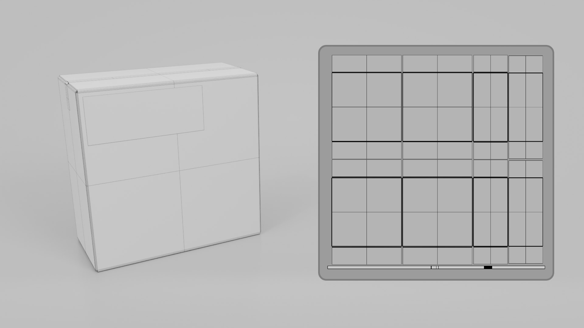 Cardboard Box R-244 - Rigged And Customizable 3D Model - TurboSquid 2415665