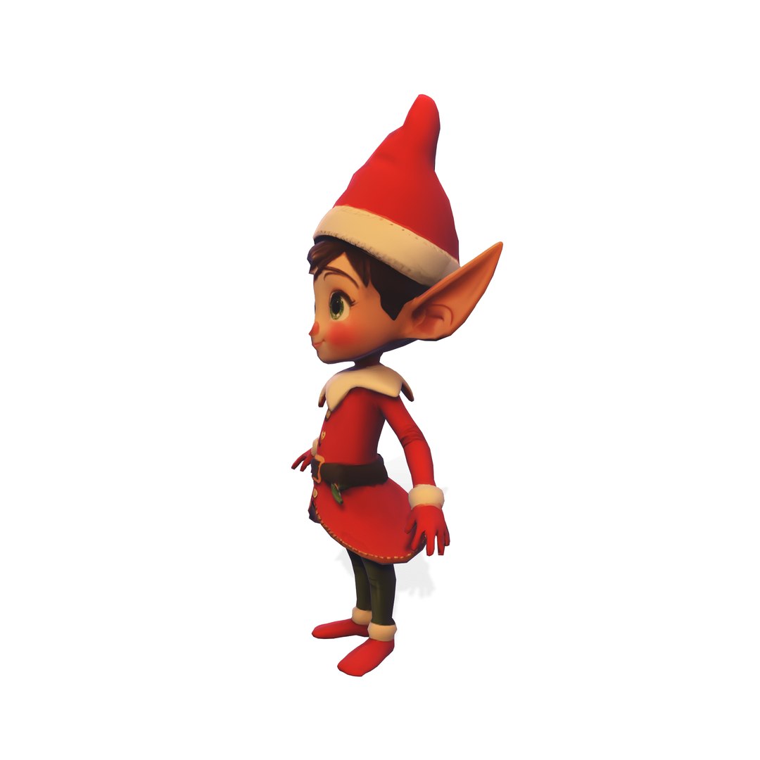 3D Model Jolly Elf The Festive Spirit - TurboSquid 2323940
