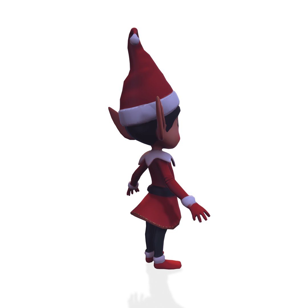 3D Model Jolly Elf The Festive Spirit - TurboSquid 2323940