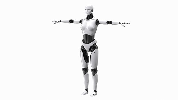 modelo 3d Cyborg Female Rigged for Cinema 4D - TurboSquid 2111498