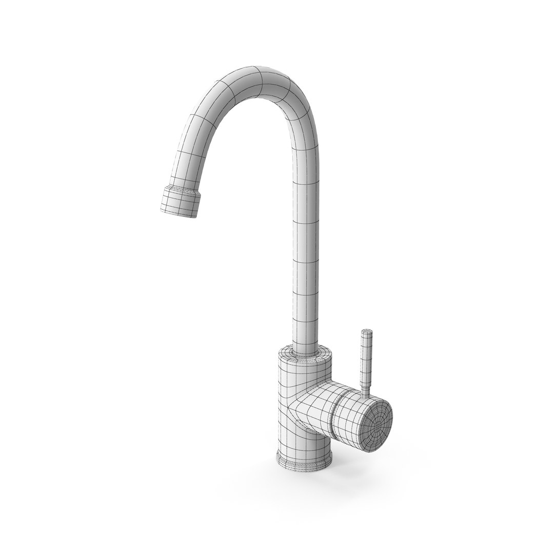 3D Model Kitchen Faucet - TurboSquid 2121671
