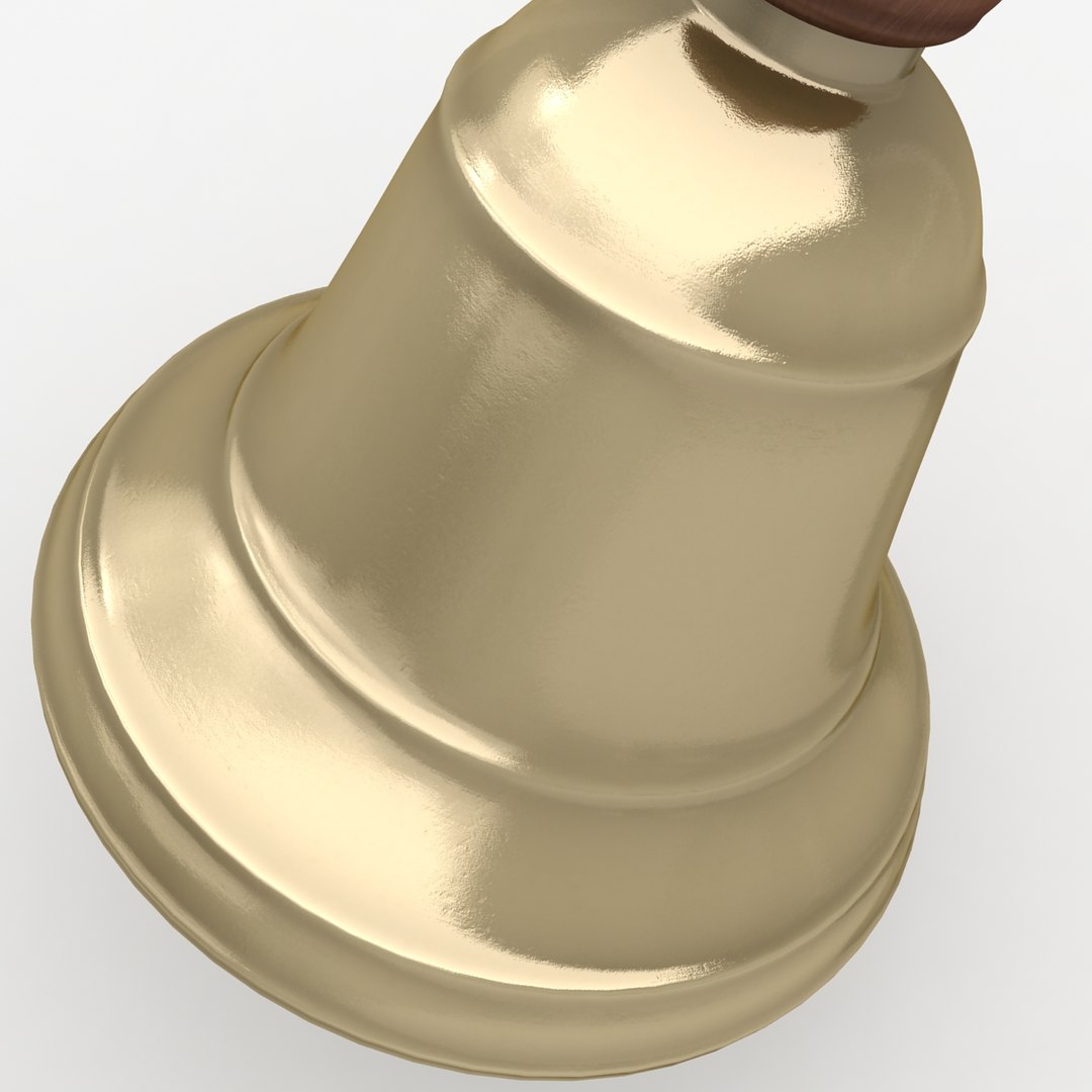 hand bell 3d max