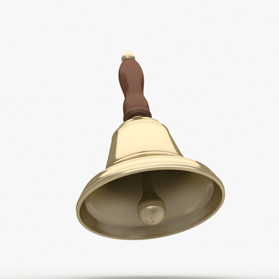 hand bell 3d max