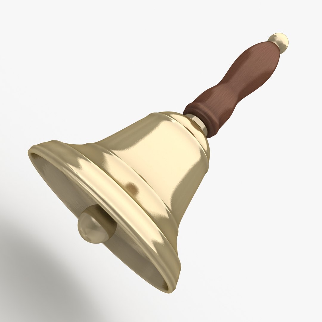 hand bell 3d max