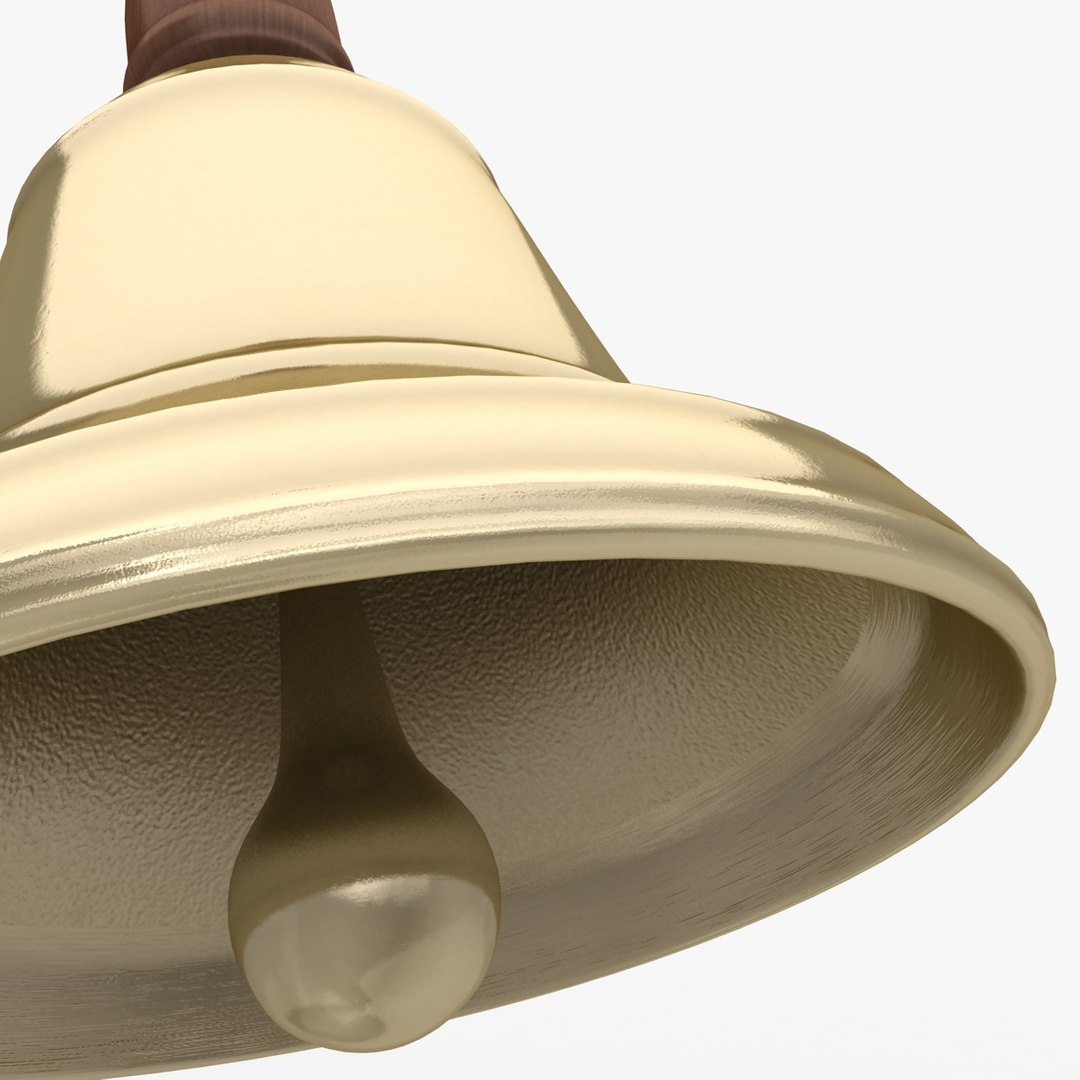 hand bell 3d max