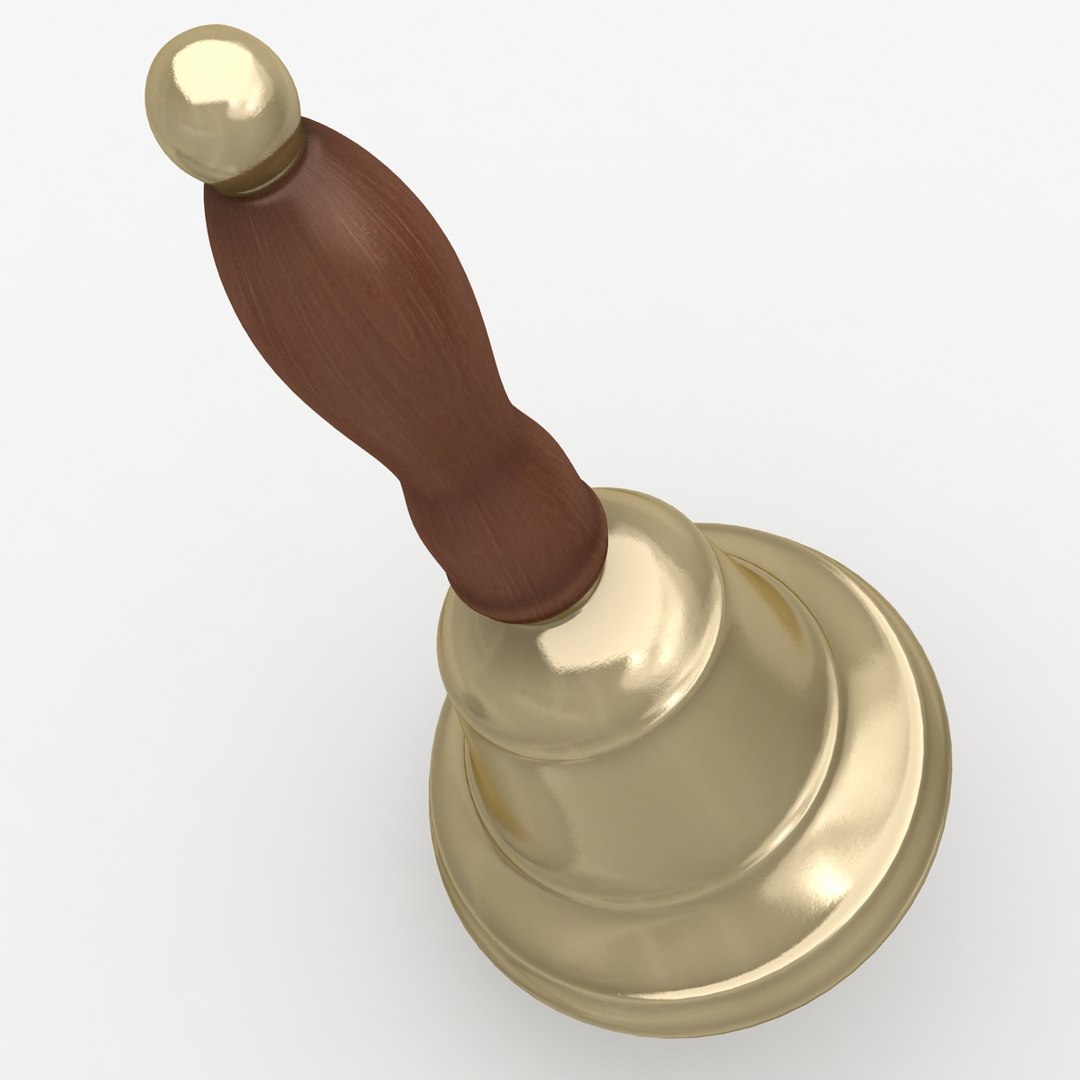 hand bell 3d max