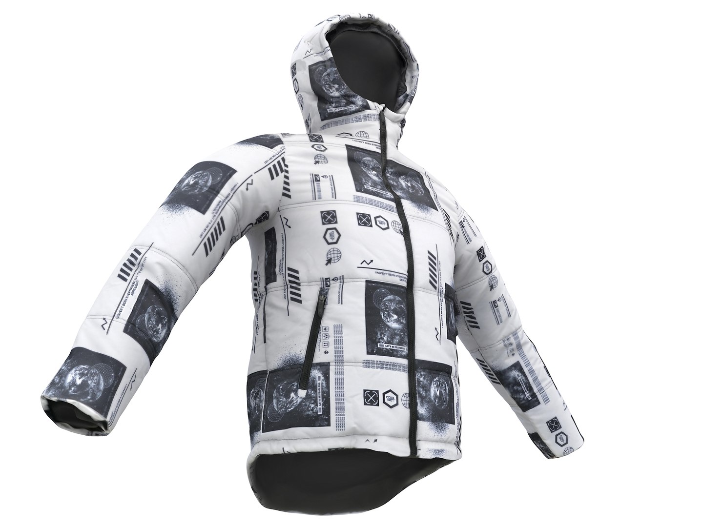 3D Winter Jacket Model - TurboSquid 1861962