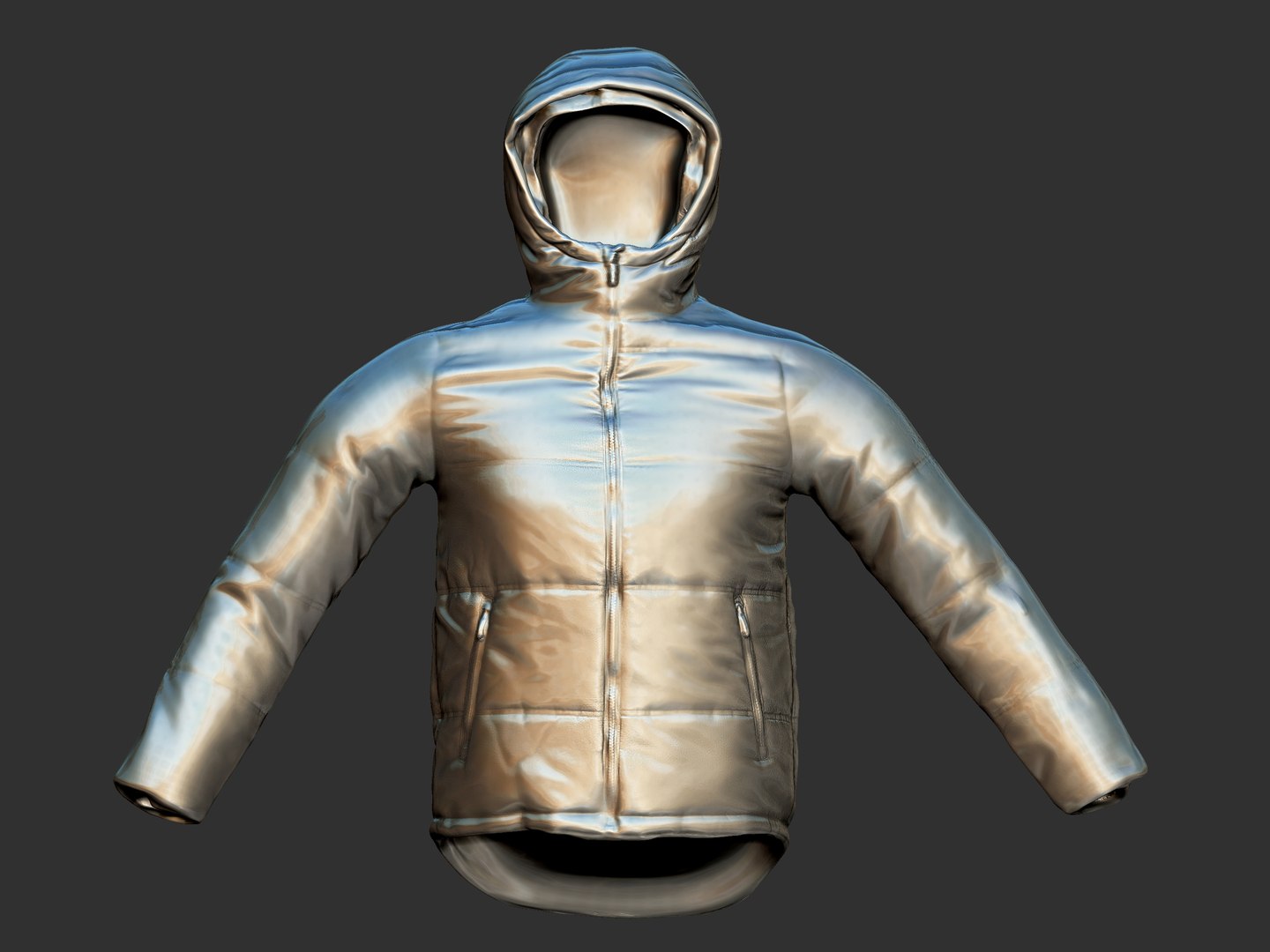 3D Winter Jacket Model - TurboSquid 1861962