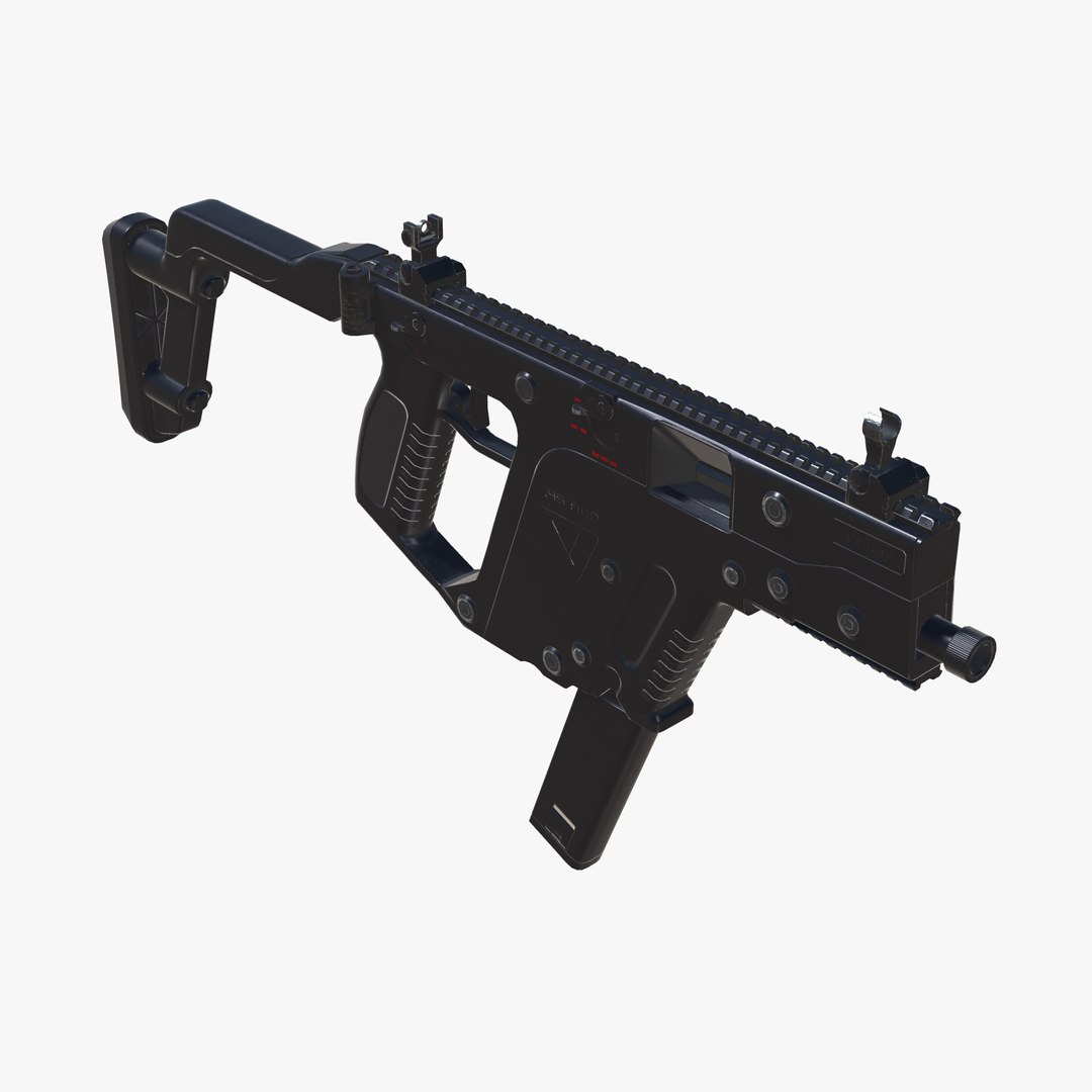 3D SMG Kriss Vector Low-poly model - TurboSquid 1800801
