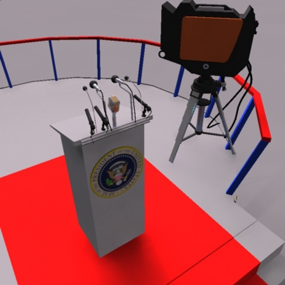 3d Special Events Podium Model